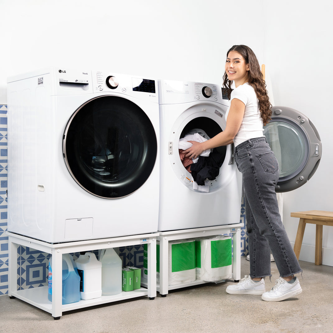 EZ Laundry Elevates Laundry Experience Universal Pedestal Drain Pan ...